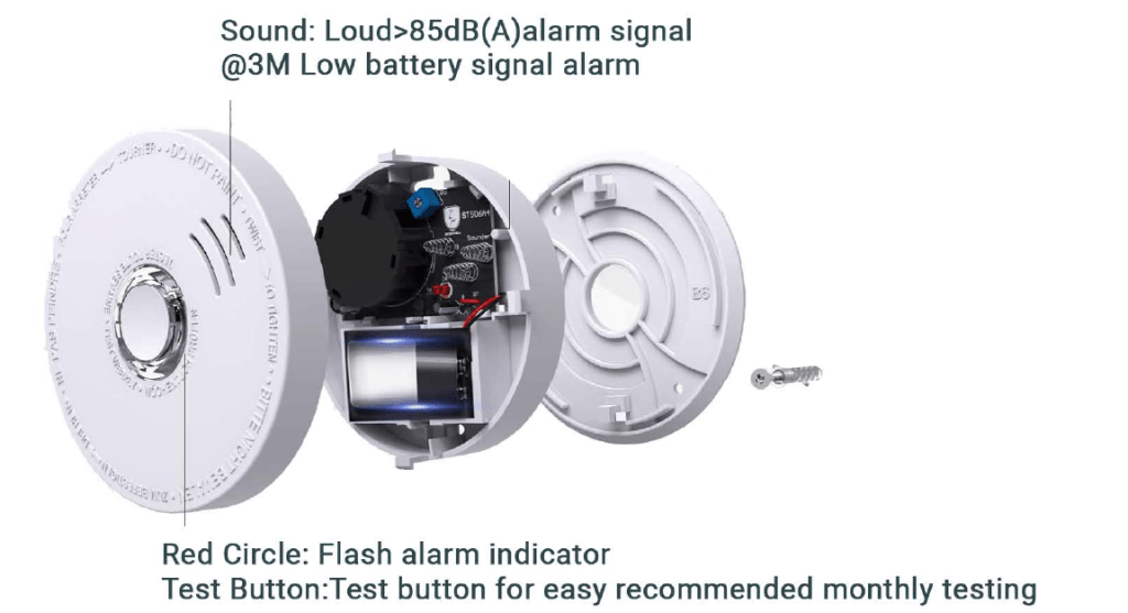 Battery Operated Smoke Detector | MAF